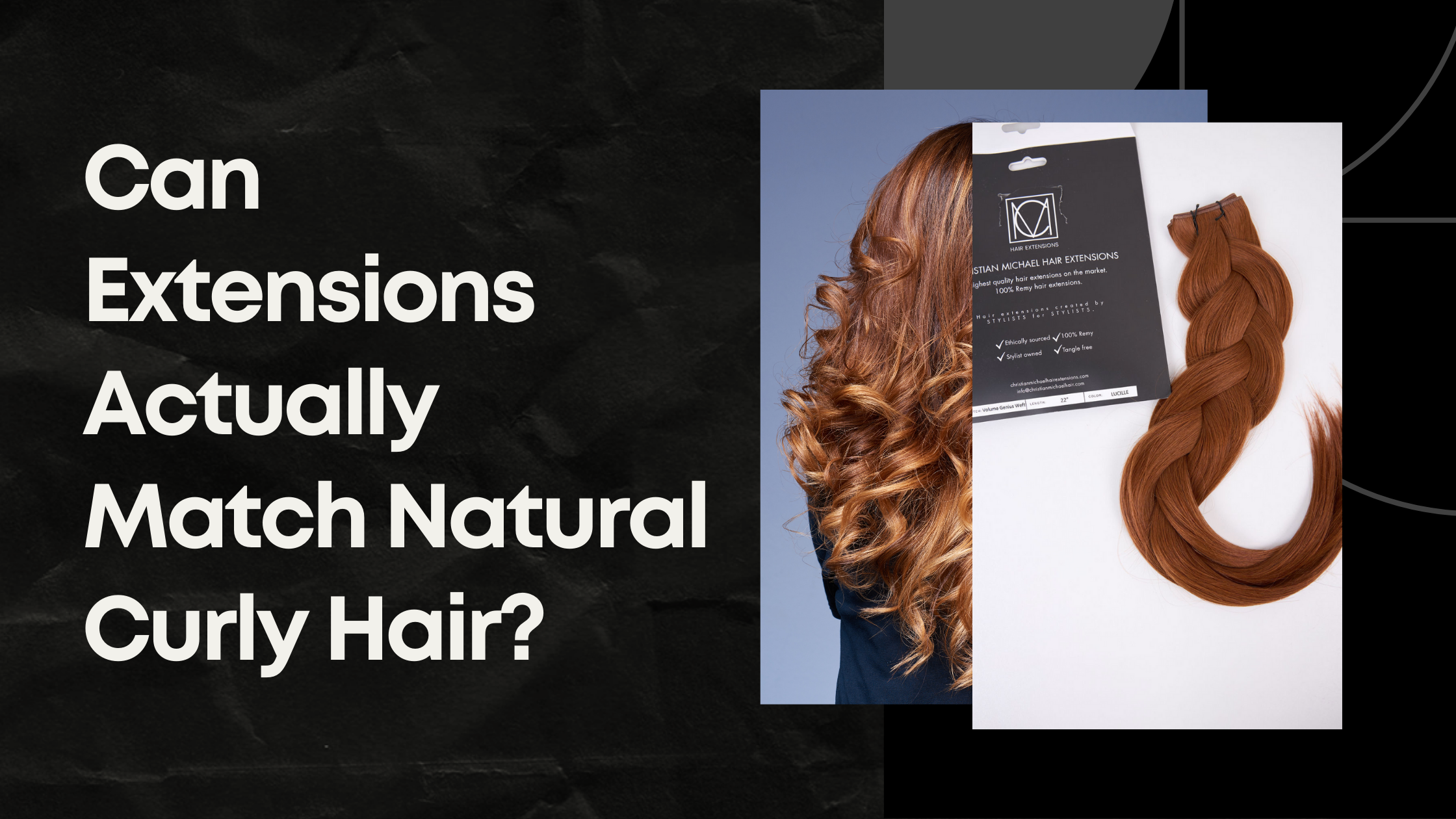 Can You Actually Match Extensions to Your Natural Curls? – Christian ...