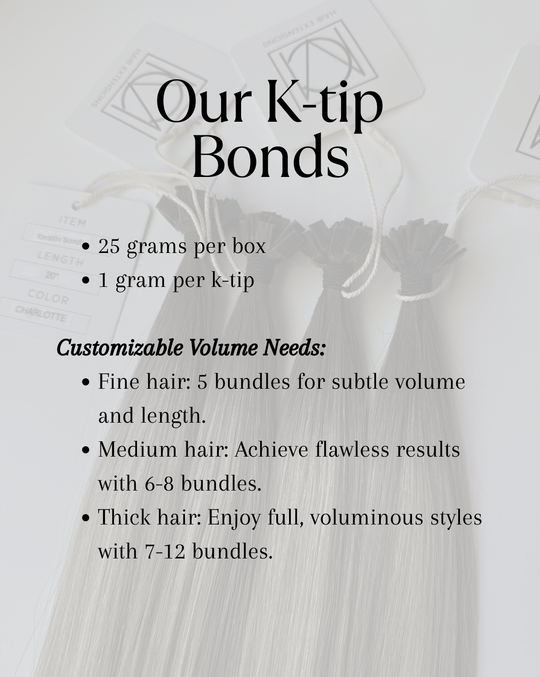 K-Tip Hair Extensions (100% Remy Human Hair) – Christian Michael Hair ...